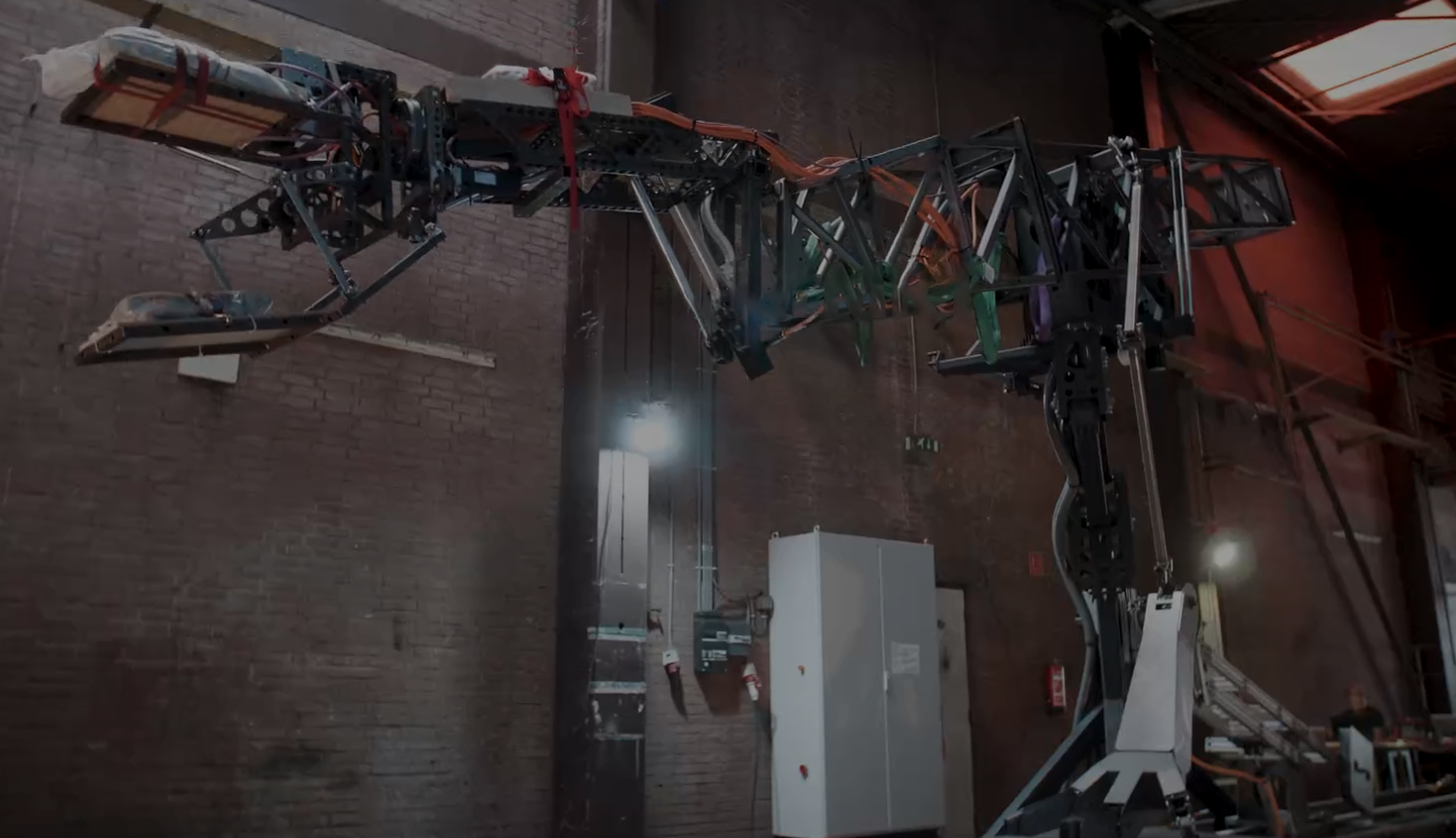 Actuator the silent force in the animatronic T-Rex at Naturalis - Variodrive